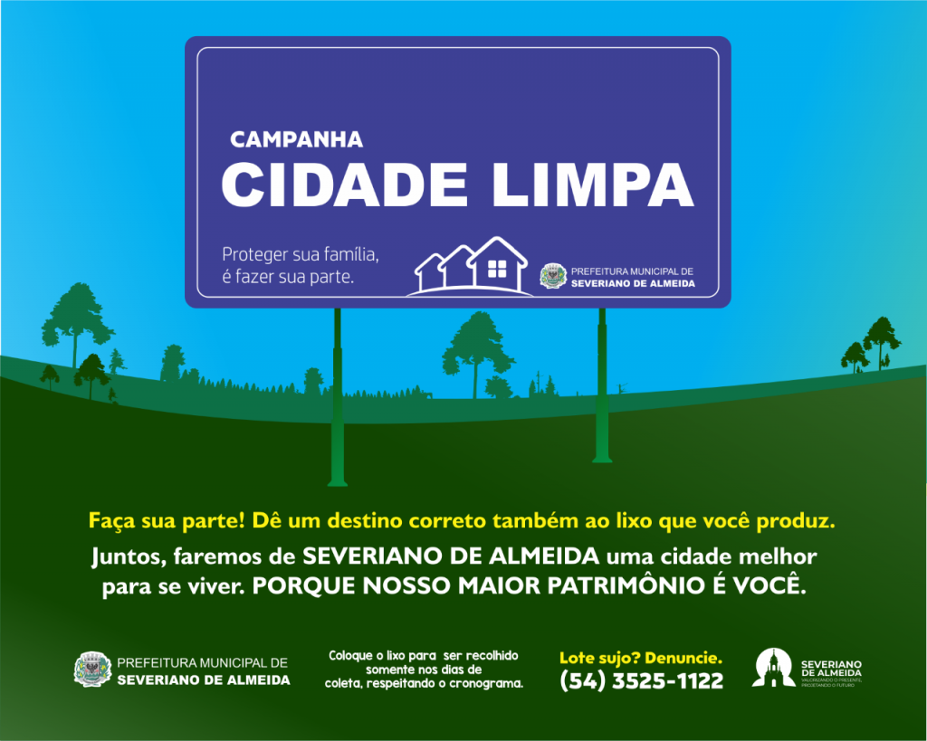 Campanha Cidade Limpa Busca Conscientizar População De Severiano De